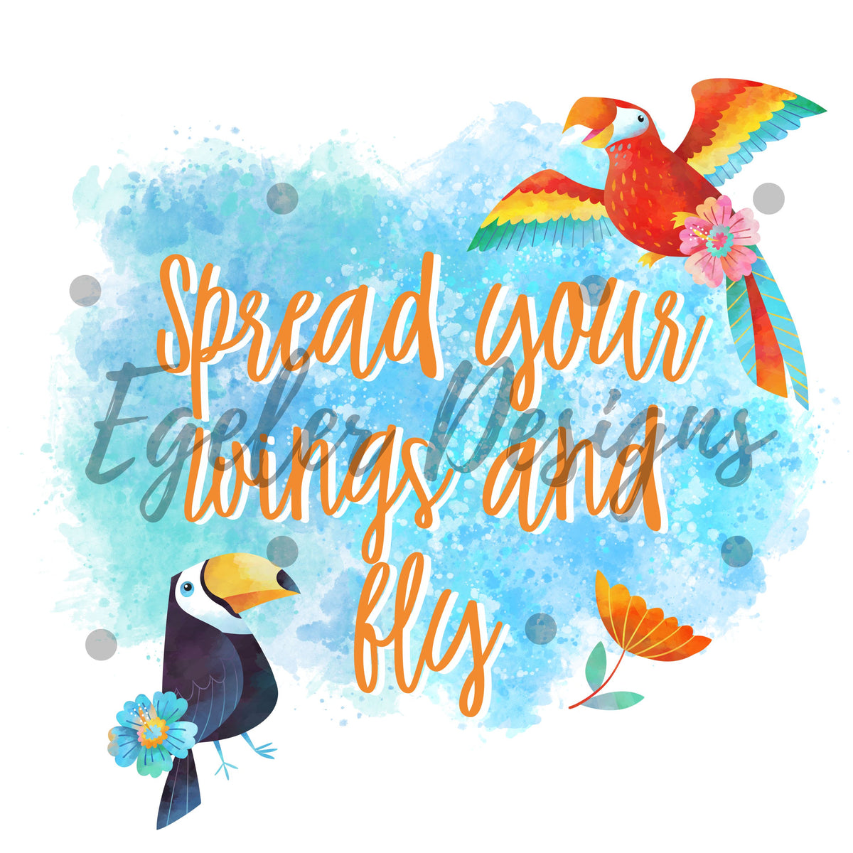 Spread Your Wings Bird PNG – Egeler Designs