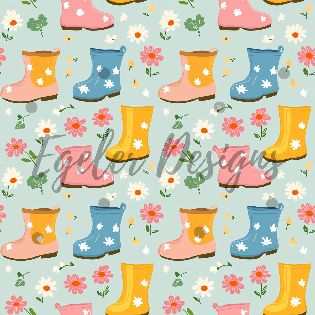 Spring Rainboots(LIMITED 15) – Egeler Designs