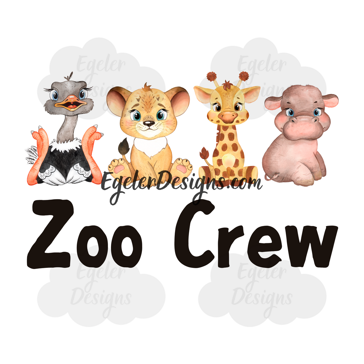 Zoo Crew PNG – Egeler Designs