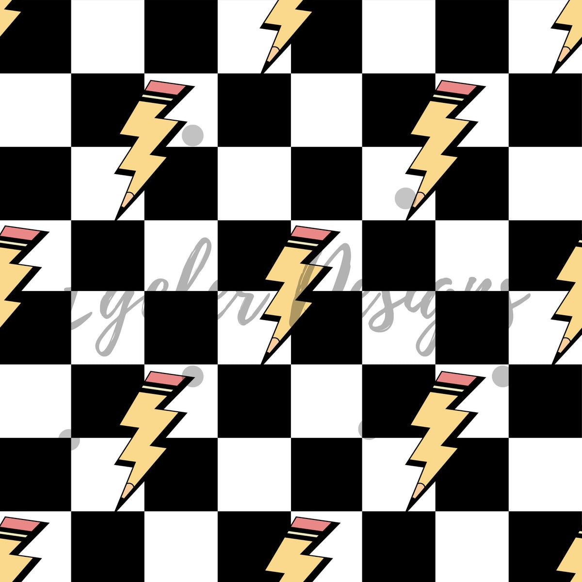 Checker Pencils (LIMITED 10) – Egeler Designs