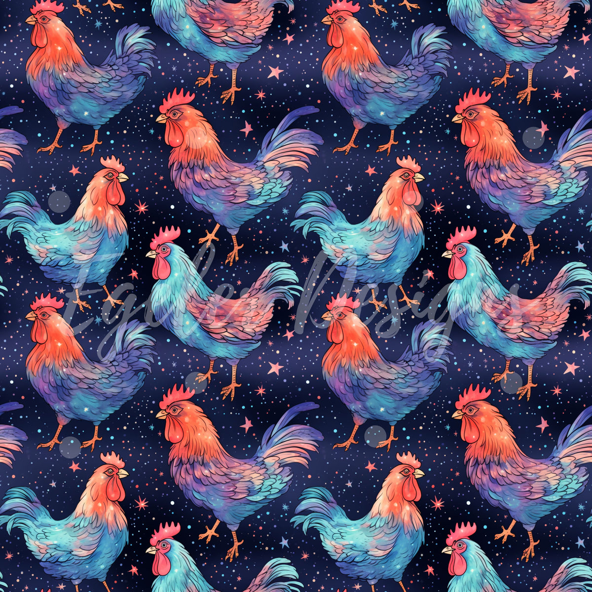 Galaxy Chickens (LIMITED 30) – Egeler Designs