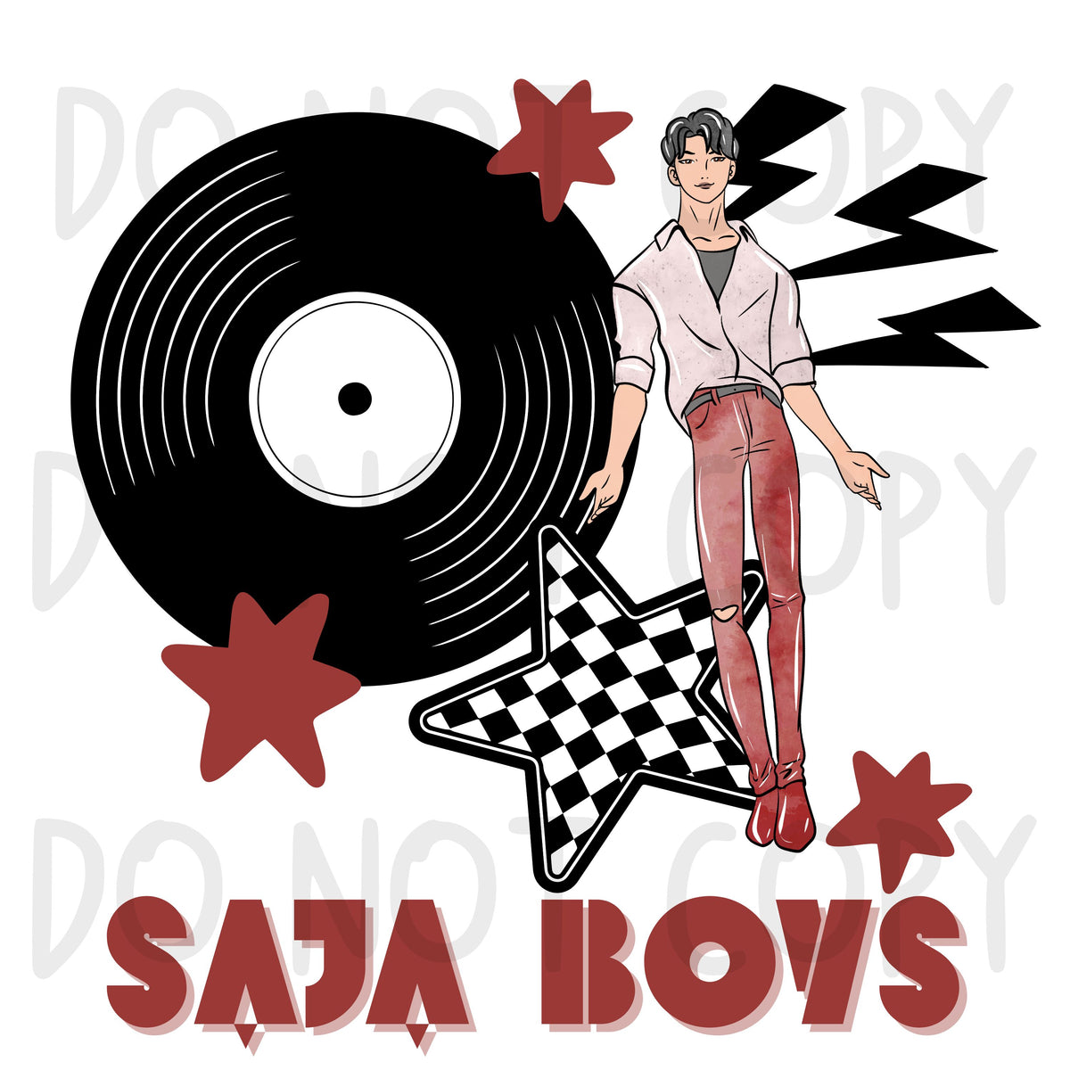 Maroon Boy PNG (LIMITED 20) – Egeler Designs