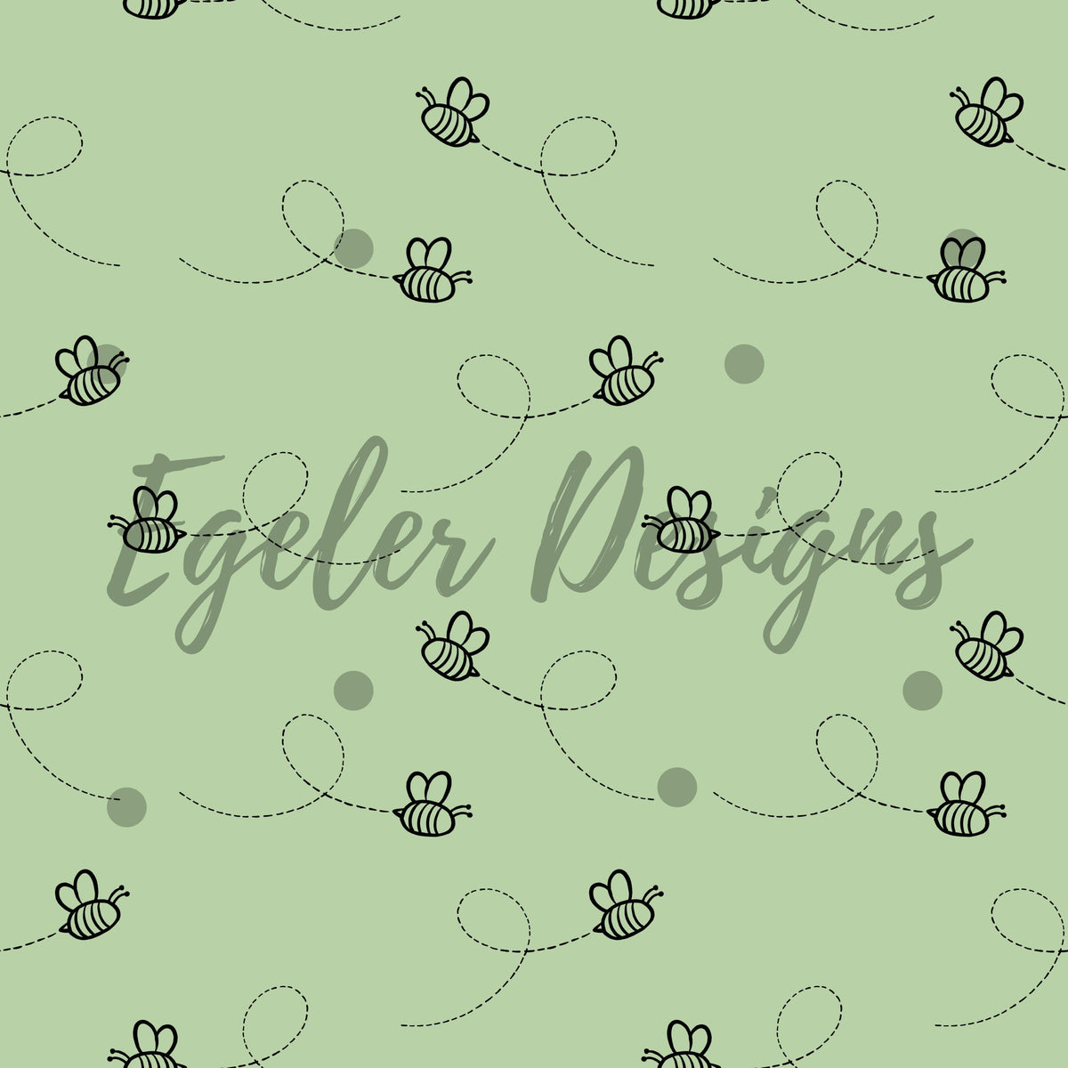 Bees Green (LIMITED 30) – Egeler Designs