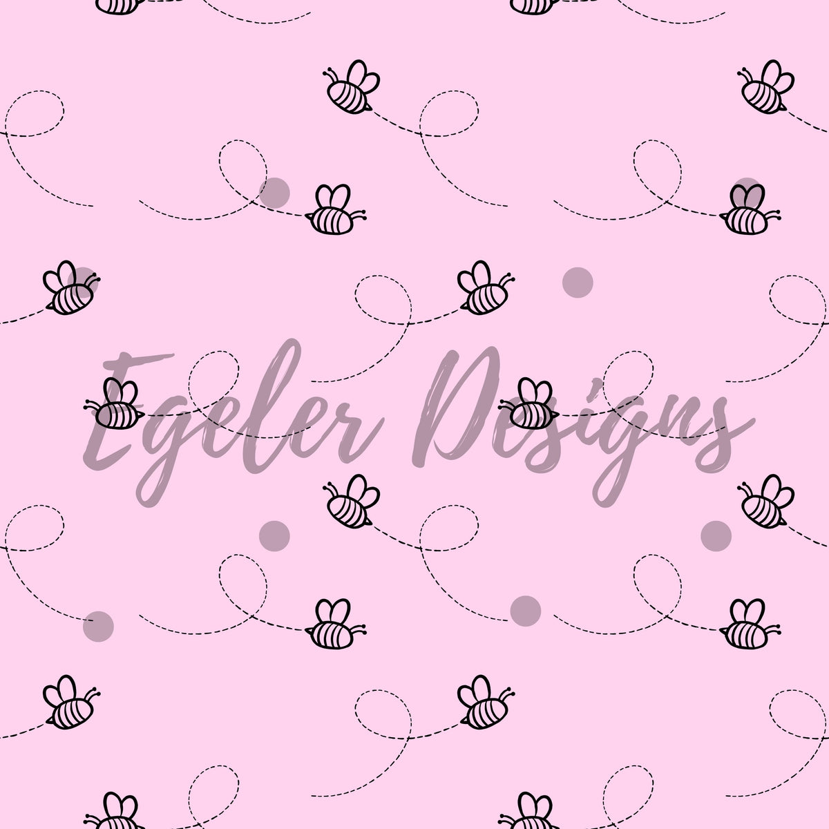 Bees Pink (LIMITED 30) – Egeler Designs