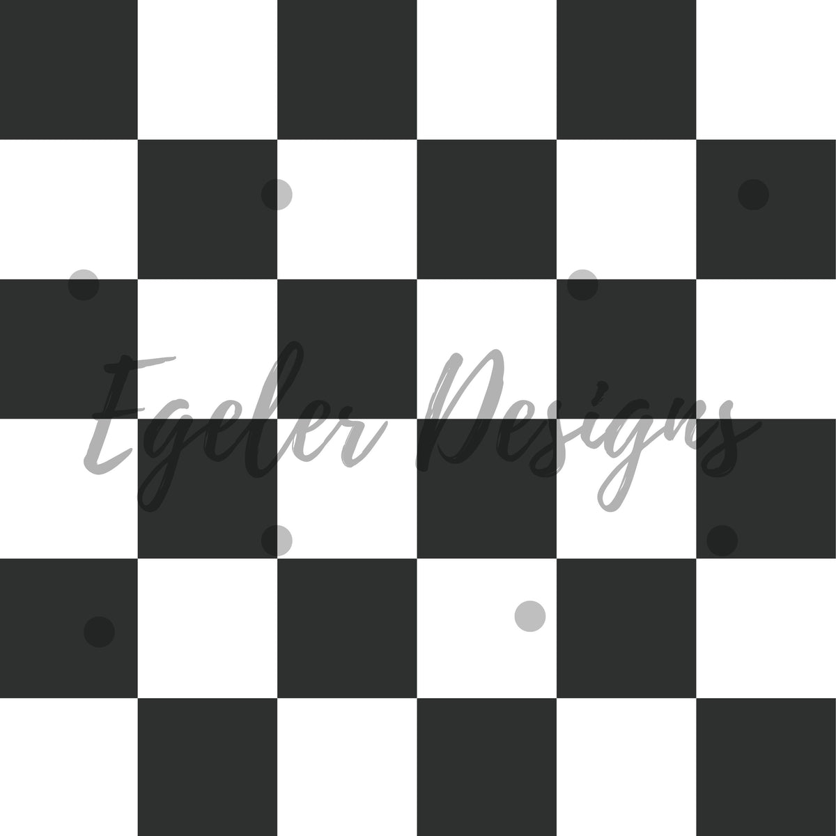 Black Checker Bee Seamless Pattern Digital Download – Egeler Designs