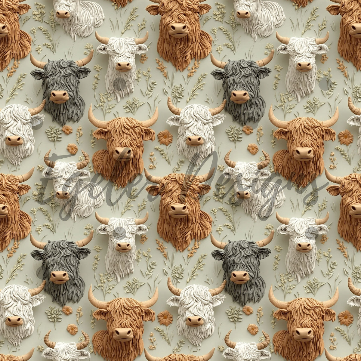 Boho Clay Cows (LIMITED 15) – Egeler Designs