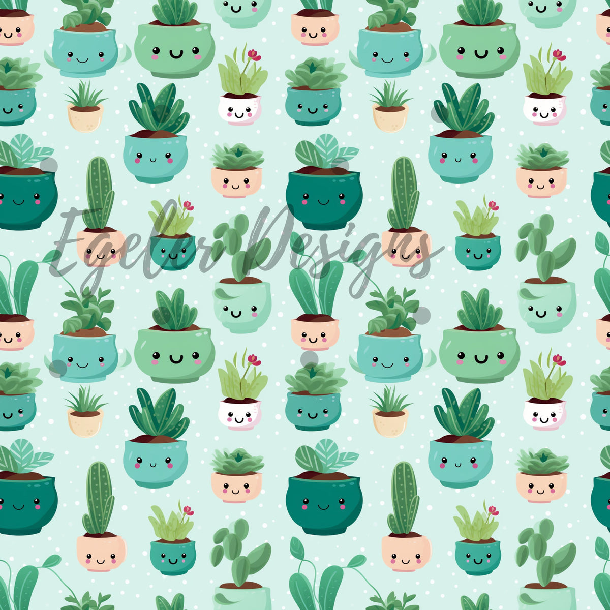 Kawaii Succulents – Egeler Designs