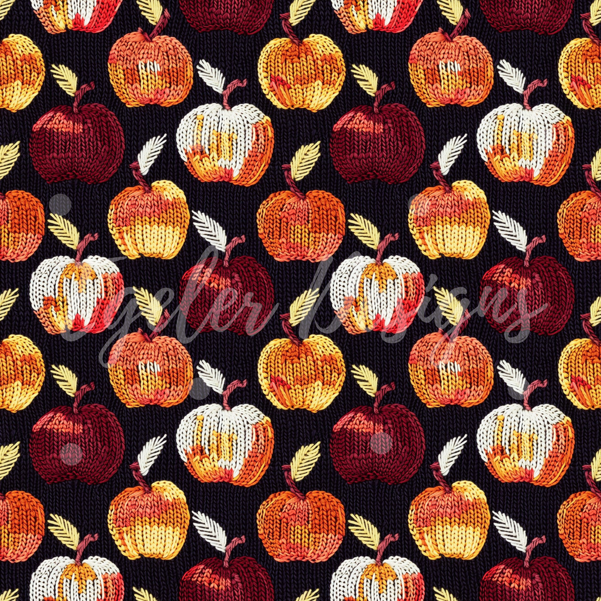 Knit Fall Apples – Egeler Designs