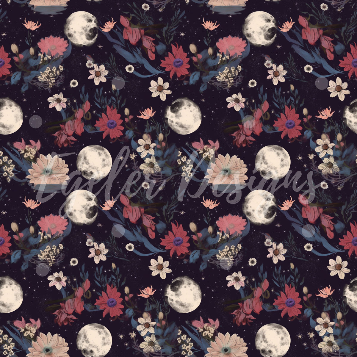 Muted Red Moons – Egeler Designs