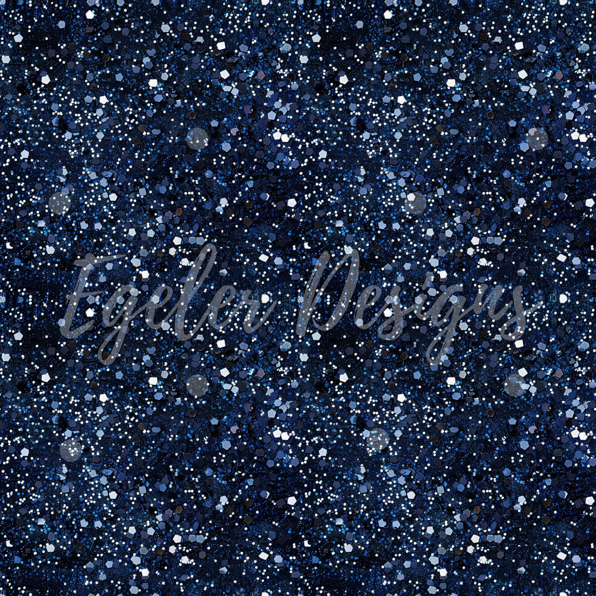 Blue Glitter Seamless Pattern Digital Download – Egeler Designs