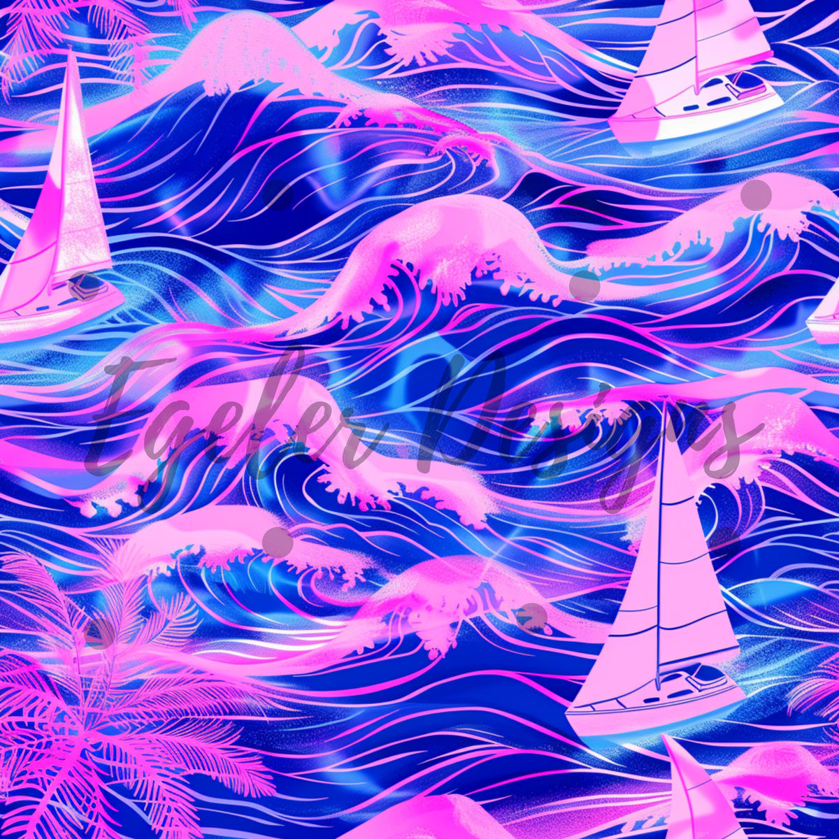 Neon Sailboats (LIMITED 30) – Egeler Designs