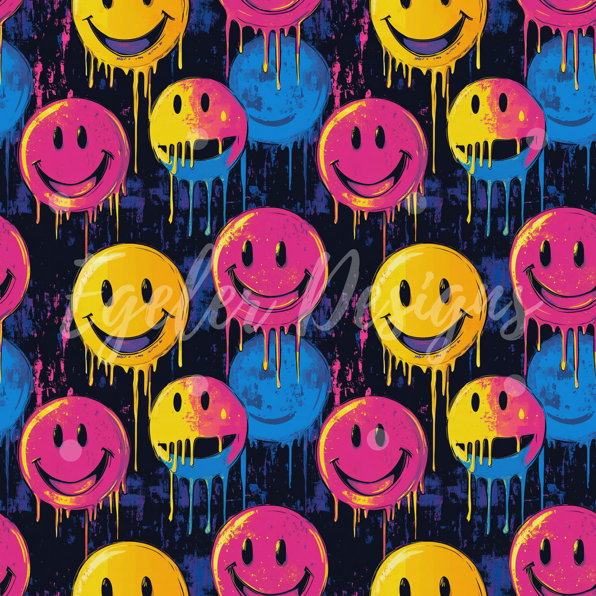 Neon Smiley – Egeler Designs