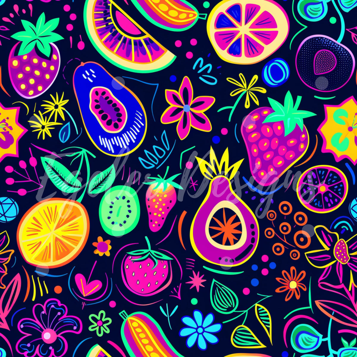 Neon Fruit – Egeler Designs