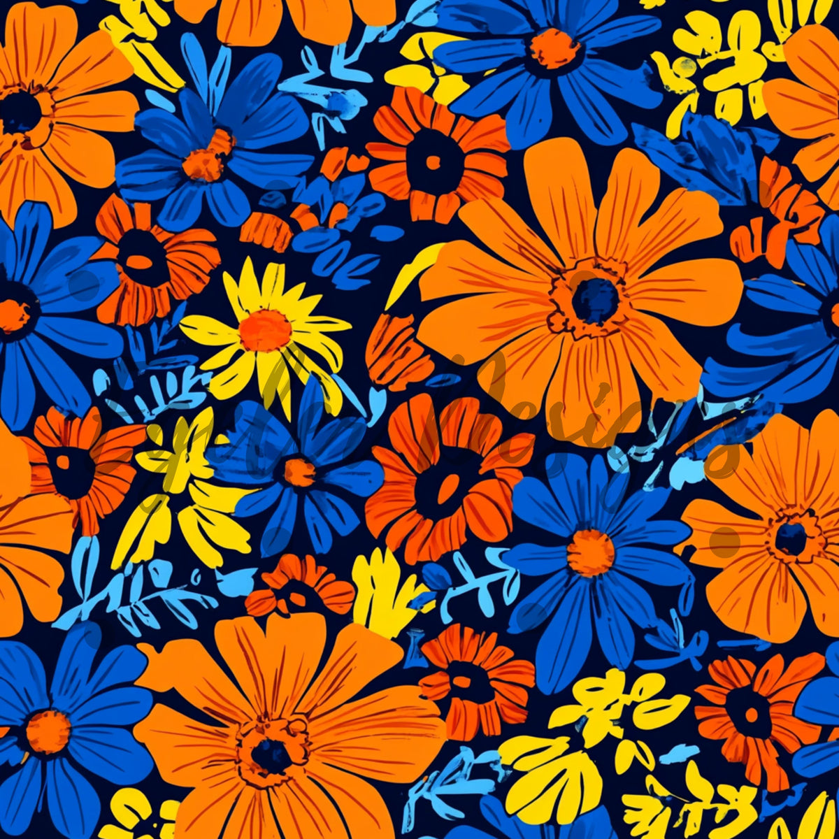 Neon Orange Floral – Egeler Designs