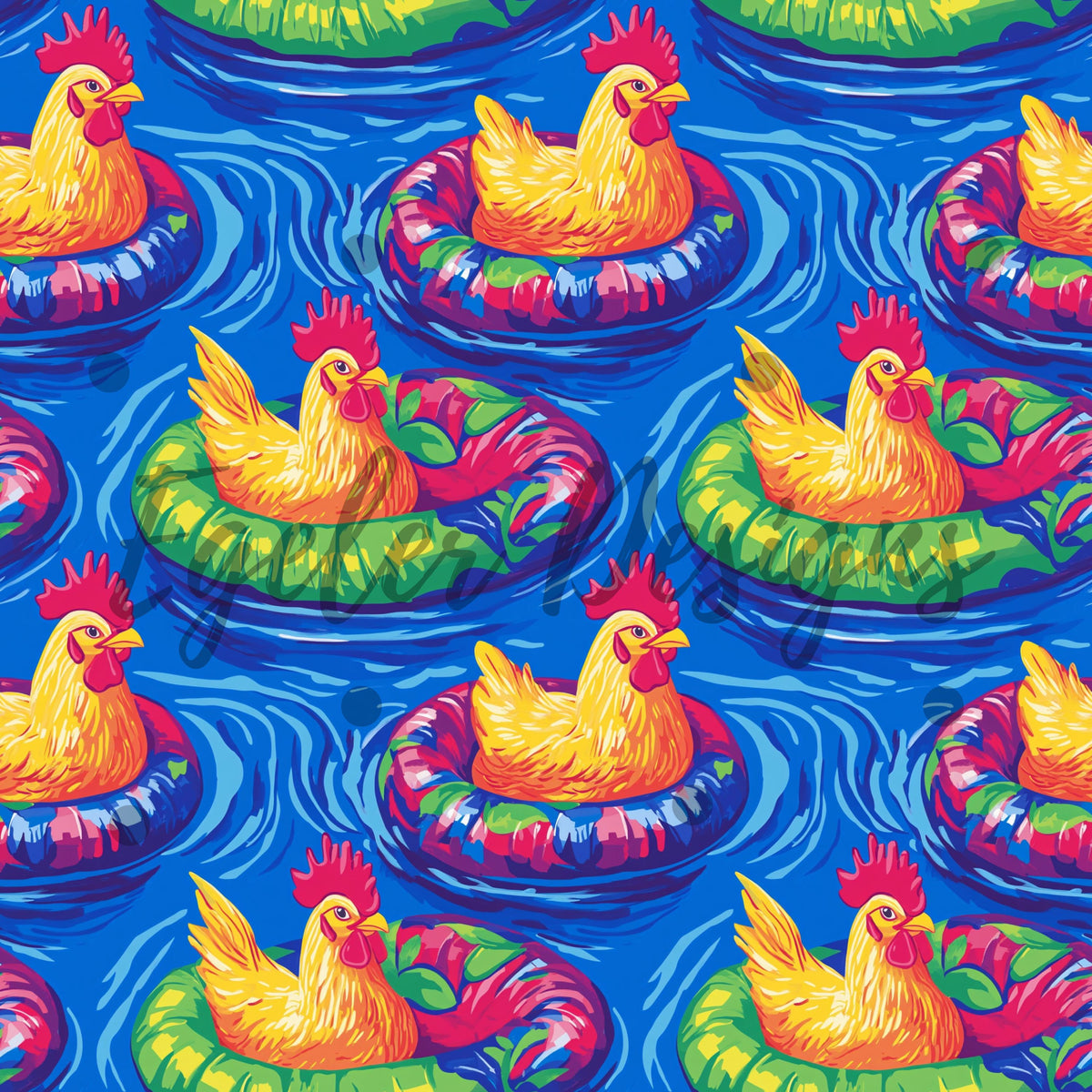 Neon Chicken Floats (LIMITED 15) – Egeler Designs
