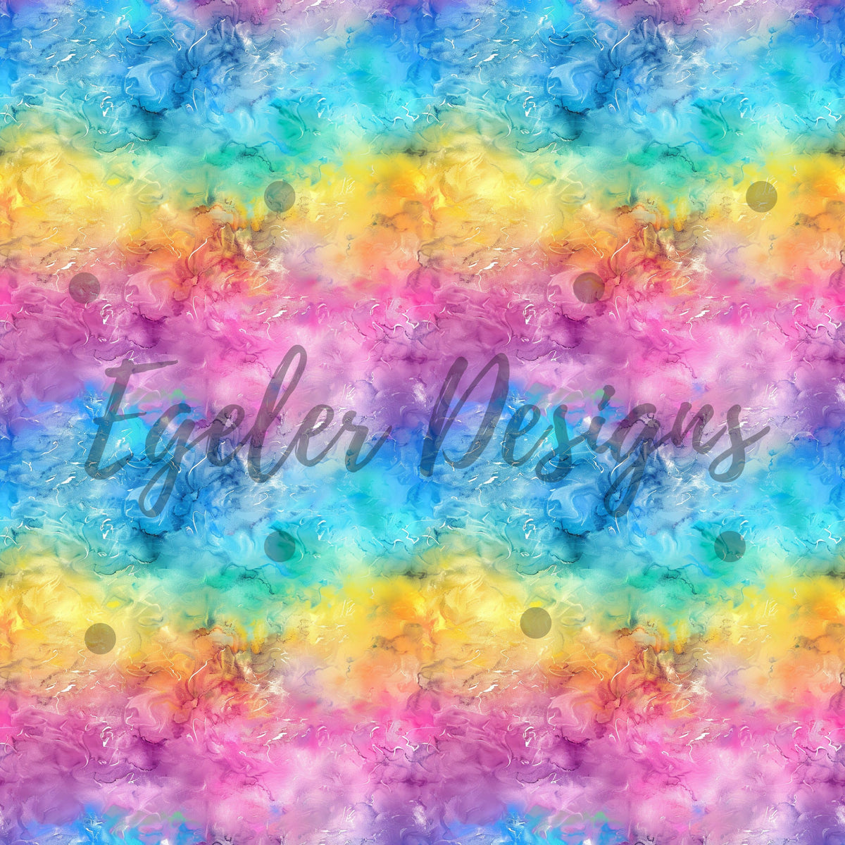 Pastel Rainbow Watercolor Seamless Pattern Digital Download – Egeler ...