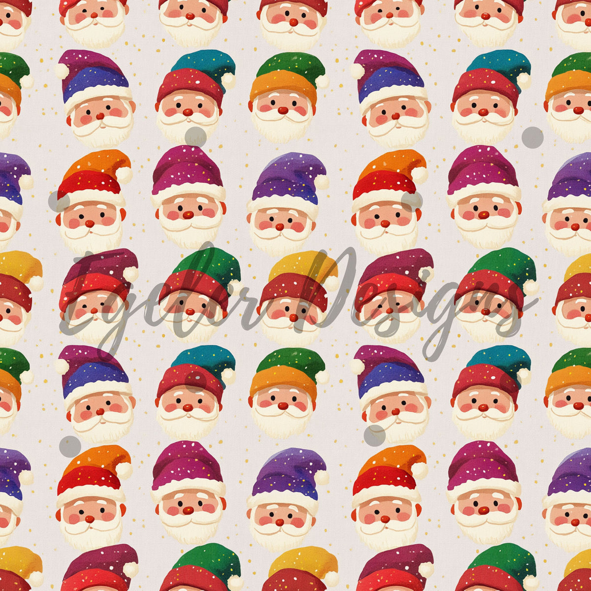 Christmas Rainbow Santa (LIMITED 10) – Egeler Designs
