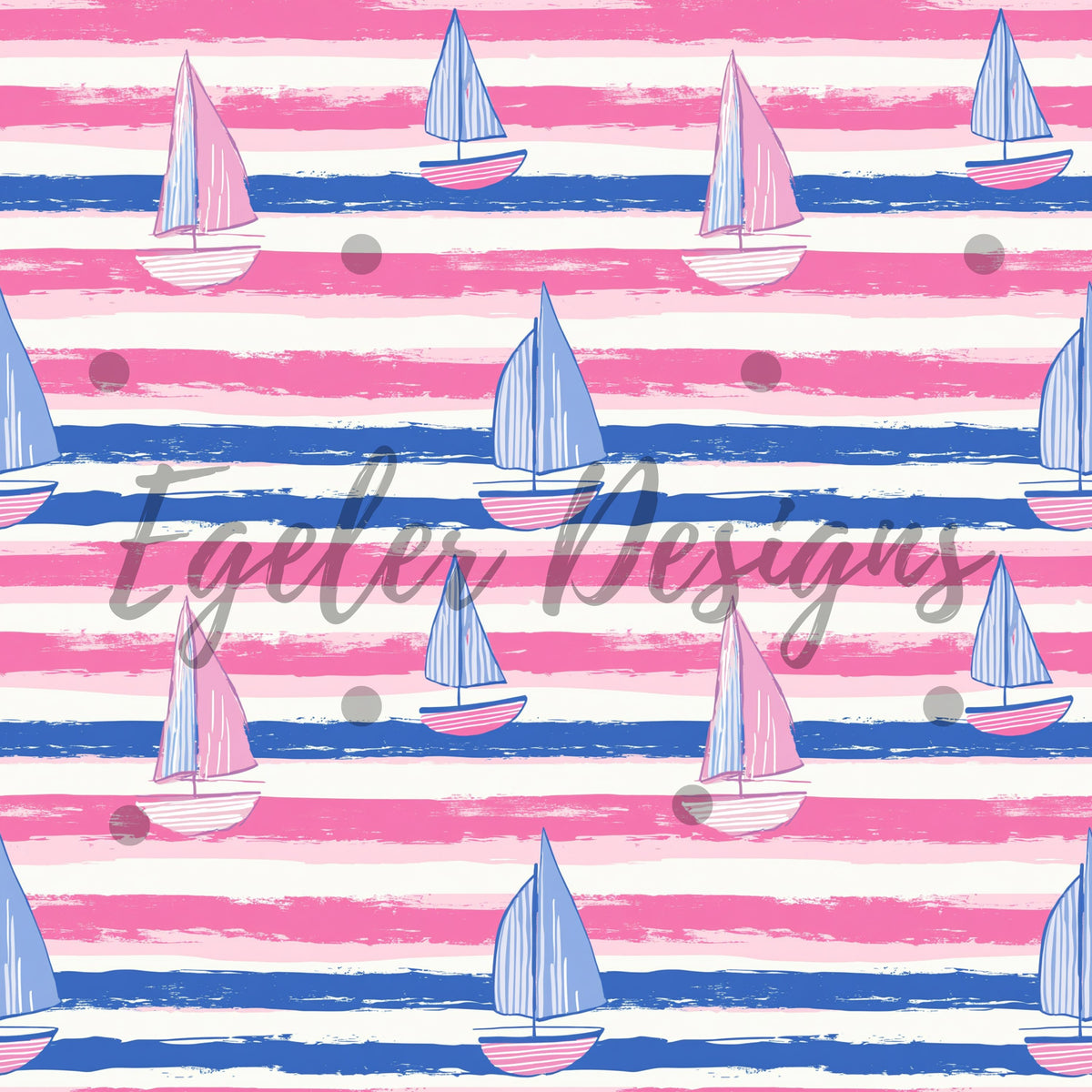 Preppy Sailboats (LIMITED 15) – Egeler Designs