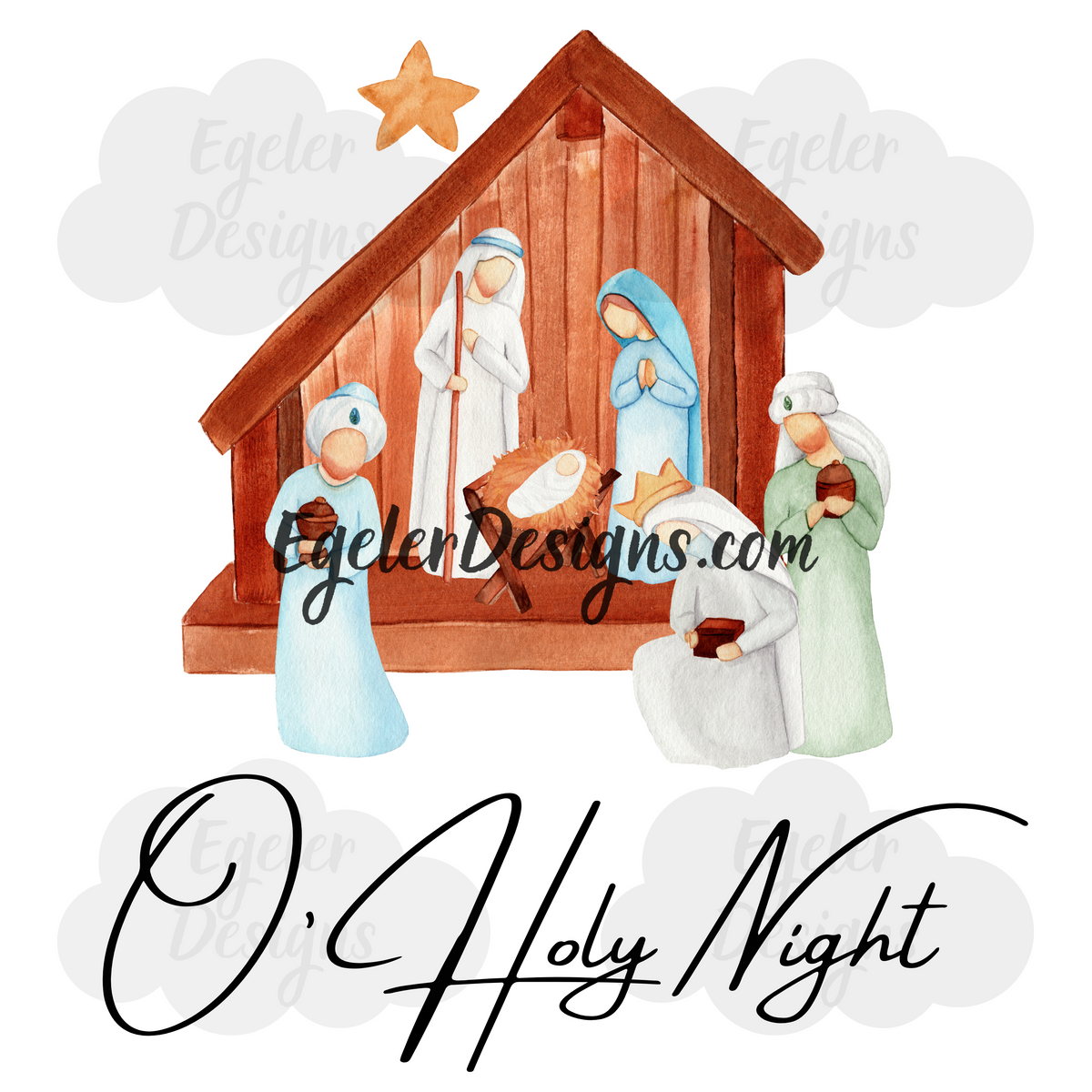 O' Holy Night PNG – Egeler Designs