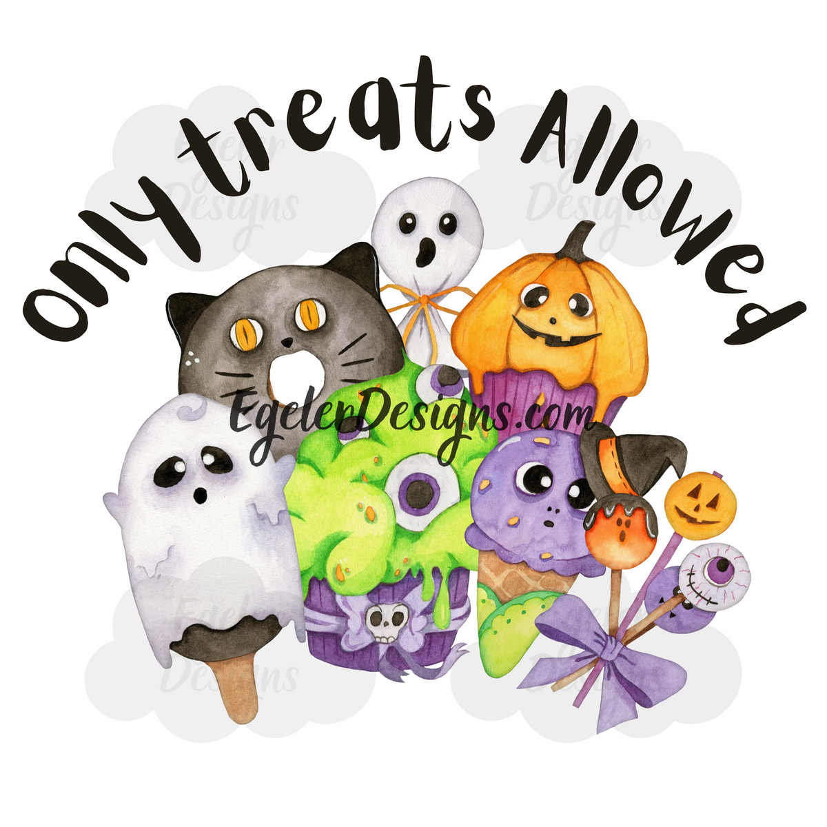 Only Treats Allowed PNG – Egeler Designs
