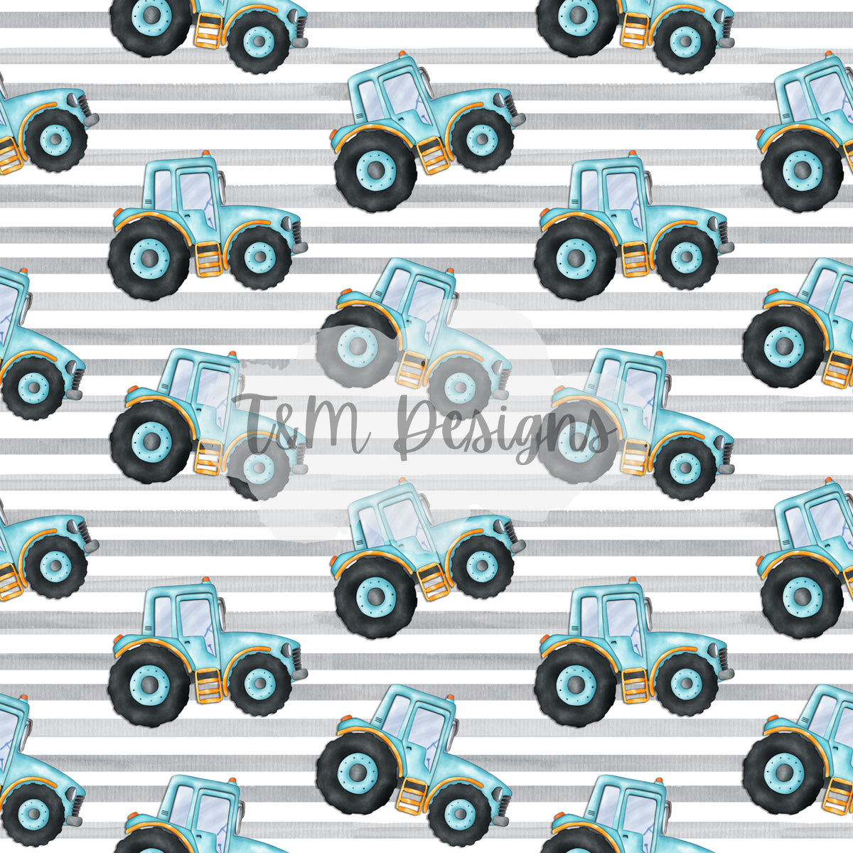 Blue Tractors – Egeler Designs