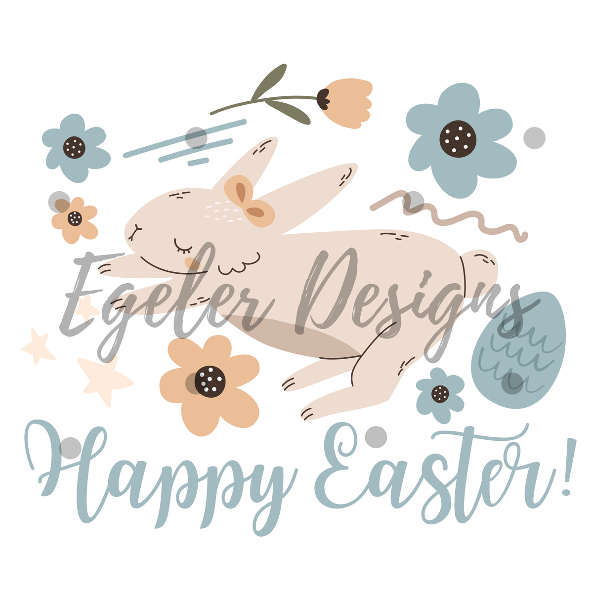 Happy Easter Boho PNG (LIMITED 30) – Egeler Designs