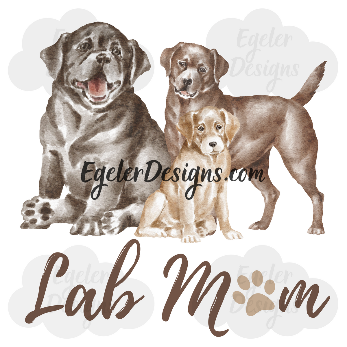 Lab Mom PNG – Egeler Designs