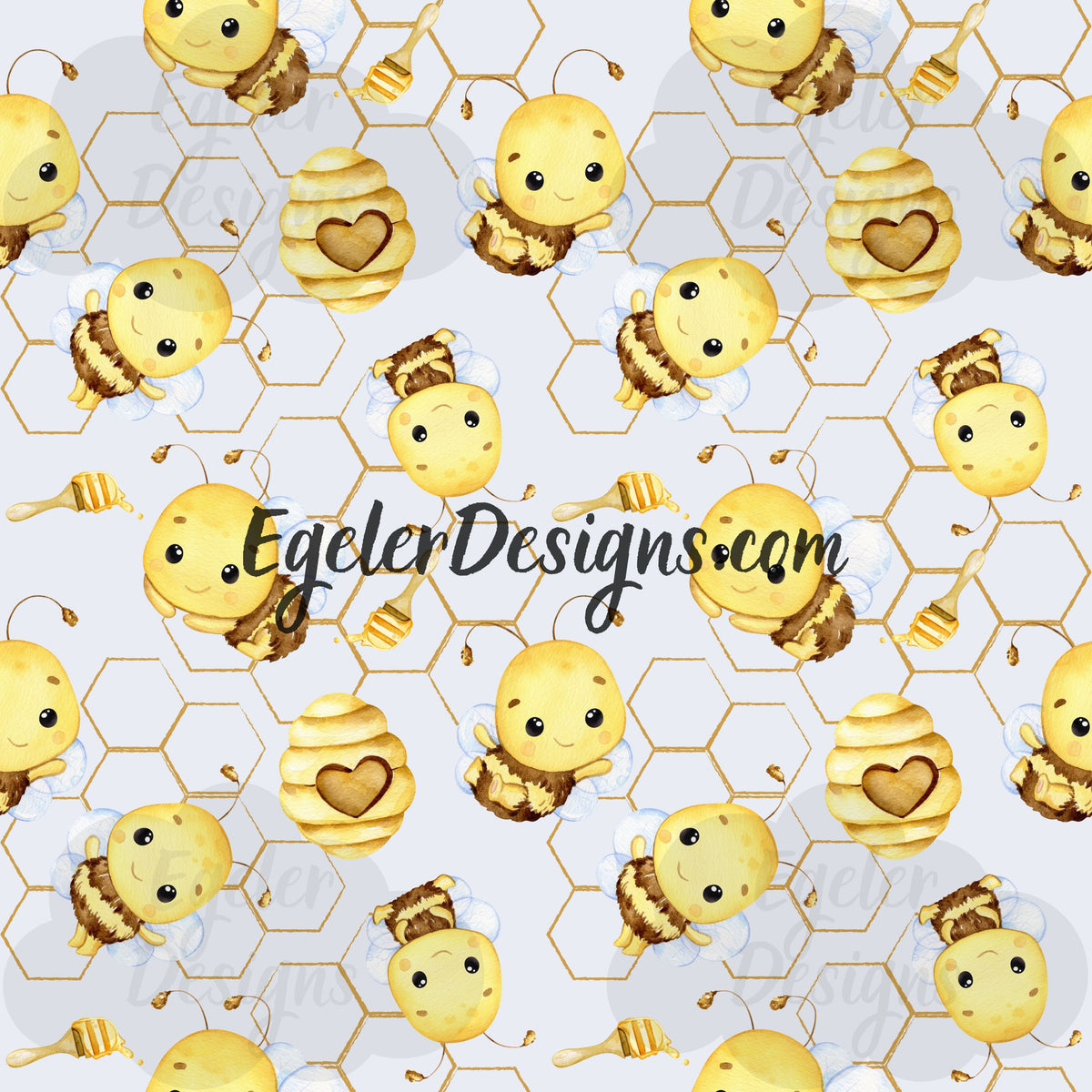 Grey Bees – Egeler Designs