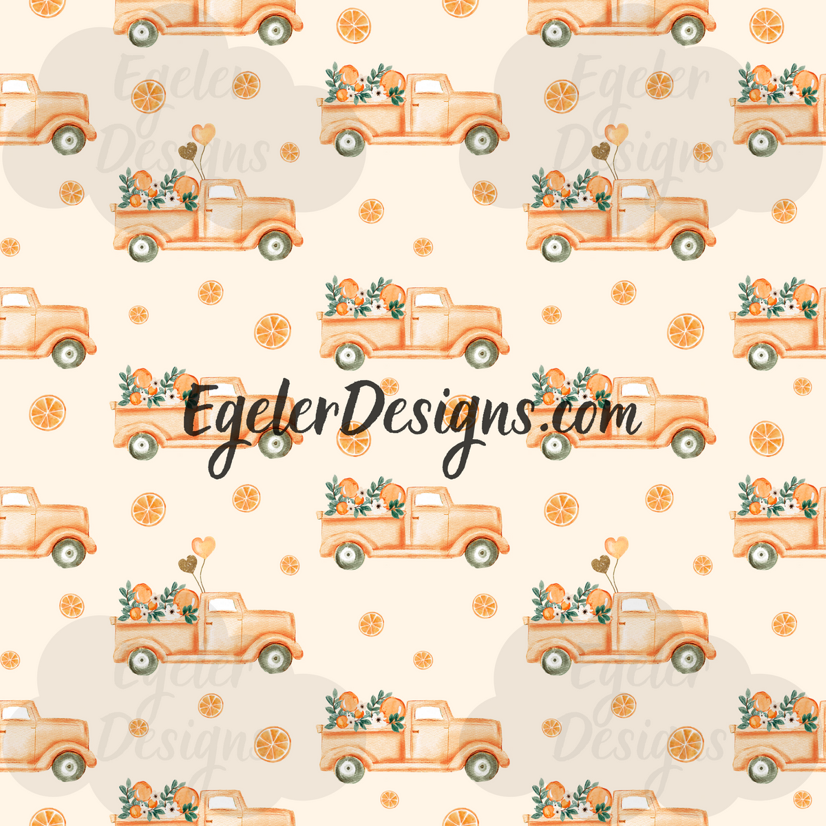 Orange Trucks – Egeler Designs